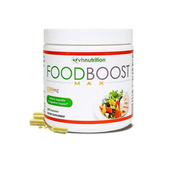 VH Nutrition | FoodBoost MAX | 1300mg Appetite Stimulant* Weight Gain ...